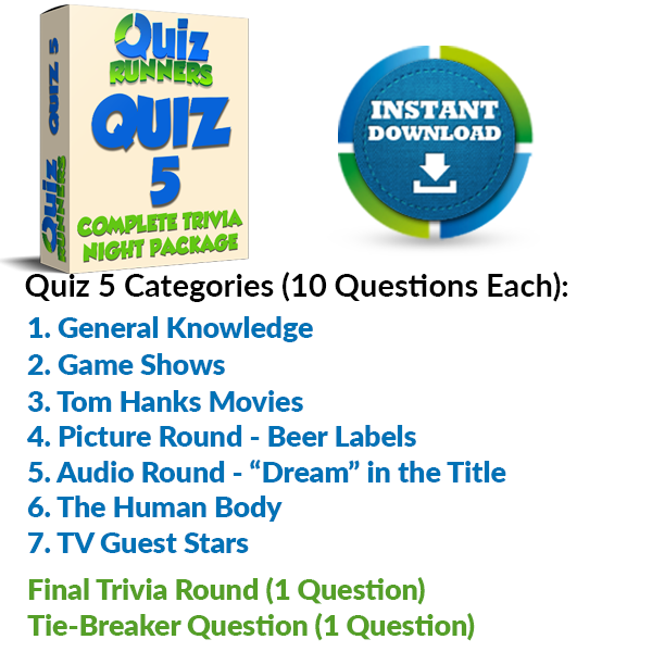 Single Pub Quiz Packs | Trivia Night Questions | QuizRunners